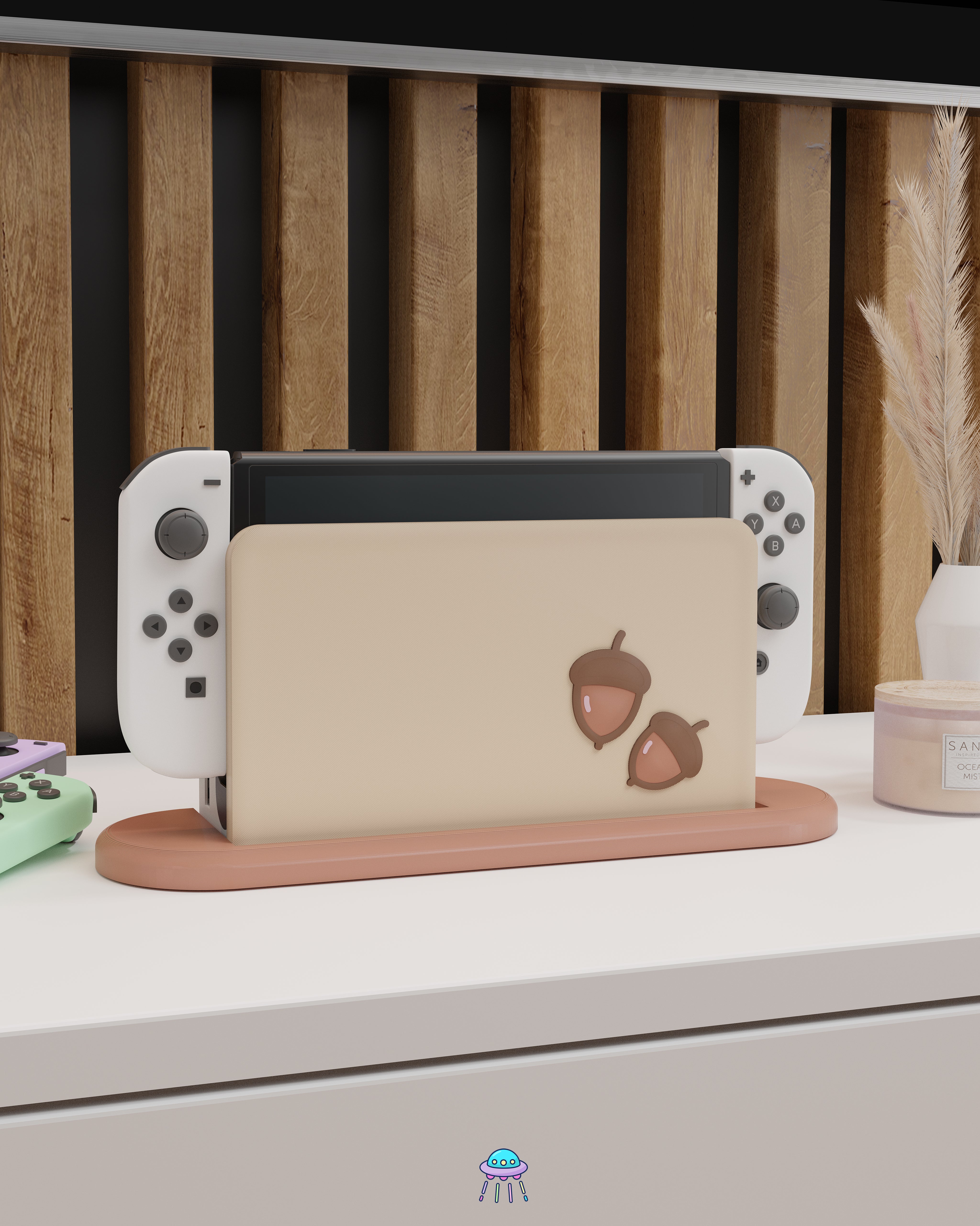Acorn Cover for Nintendo Switch – Original Faceplate Design – PersonalLoot